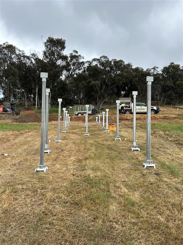 Surefoot WA all-in-one footing and tiedown system